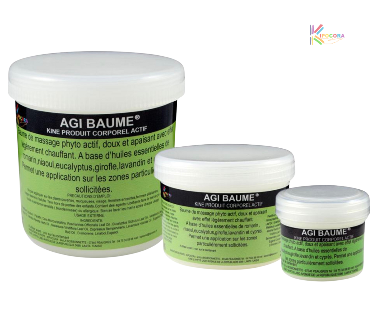 Baume de massage chauffant Agi baume | KIPOCORA